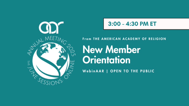 New Member Orientation — (Online June Sessions Free Workshop) – AAR